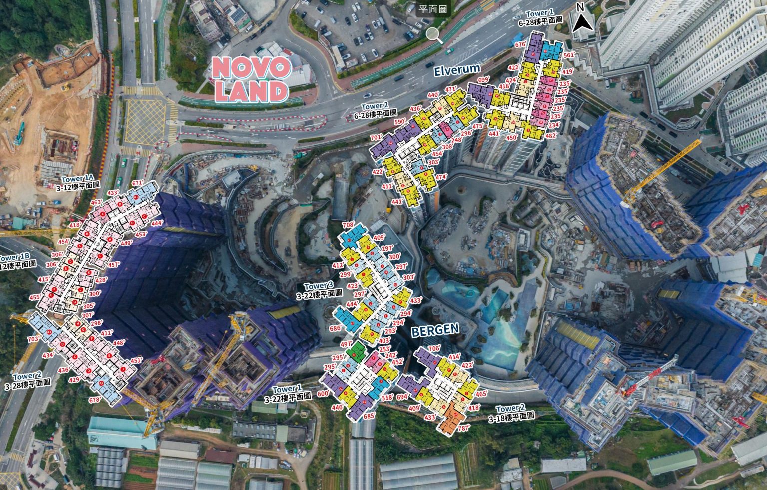 香港NOVO LAND第2B期区域，户型，附近学校，配套设施介绍 |香港房产网